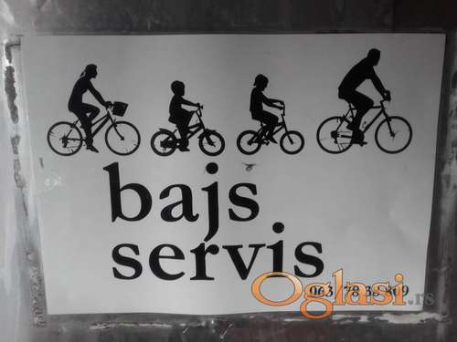 Bicikli. Bajs servis