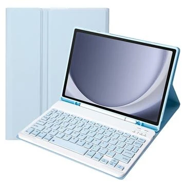 SAMSUNG GALAXY TAB A9+ BLUETOOTH KEYBOARD CASE (OPEN BOX - EXCELLENT) - BABY BLUE