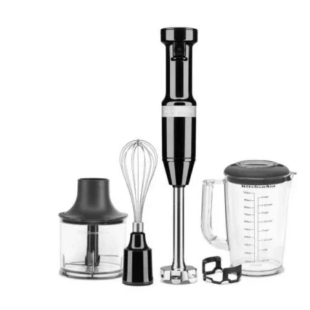 Štapni mikser žični 180W sa dodacima sjajno crna KitchenAid KA5KHBV83EOB