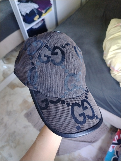 ORIGINAL*Gucci jumbo GG Canvas Baseball Cap