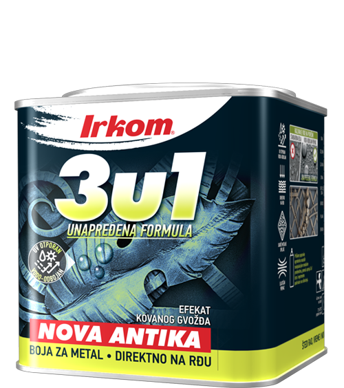 IRKOM EMAJL 3U1 ANTIKA ANTRACIT 1KG