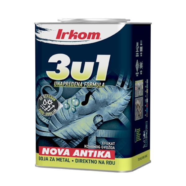 IRKOM EMAJL 3U1 ANTIKA ANTRACIT 3KG