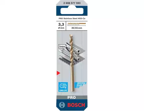 BOSCH Bosch burgija hssco 3.3*36*65