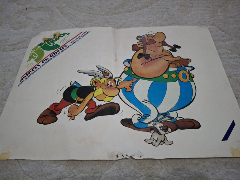 Asteroid es Obelix Vintage Jugoslavija poster