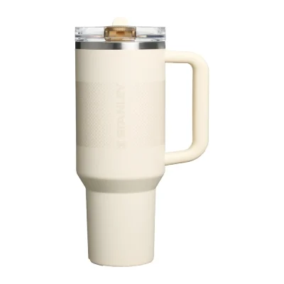 Termos - Stanley, The Quencher ProTour, Flip Straw, Tumbler, Cream Fade, 1.18 L