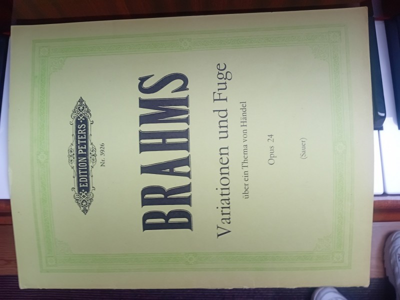 BRAMS -VARIJACIJE I FUGA na temu HENDLA,Op24 - P
