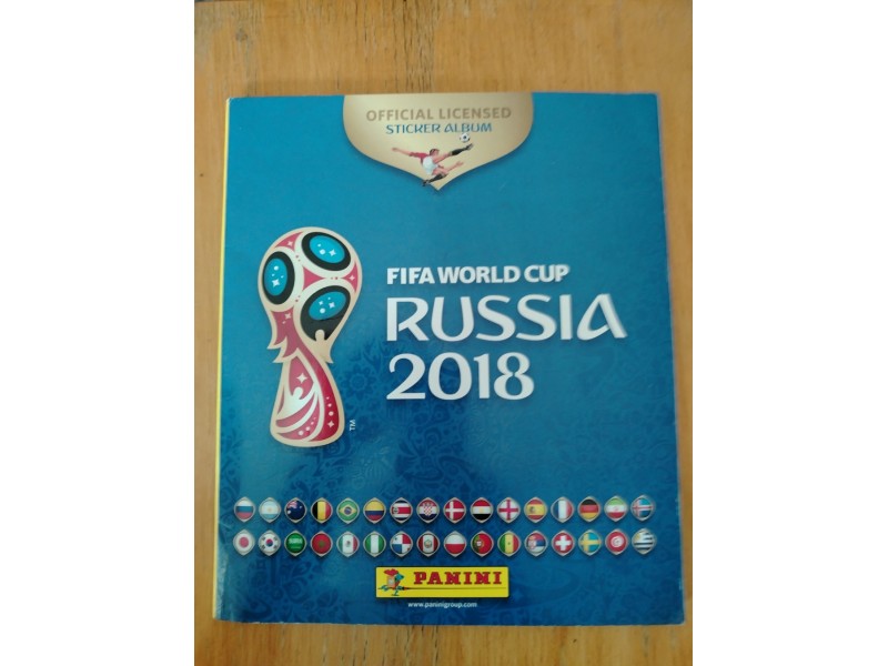 ALBUM PUN, RUSIJA 2018,PANINI