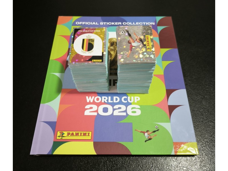 PANINI - World Cup 2026 - kompletan set slicica
