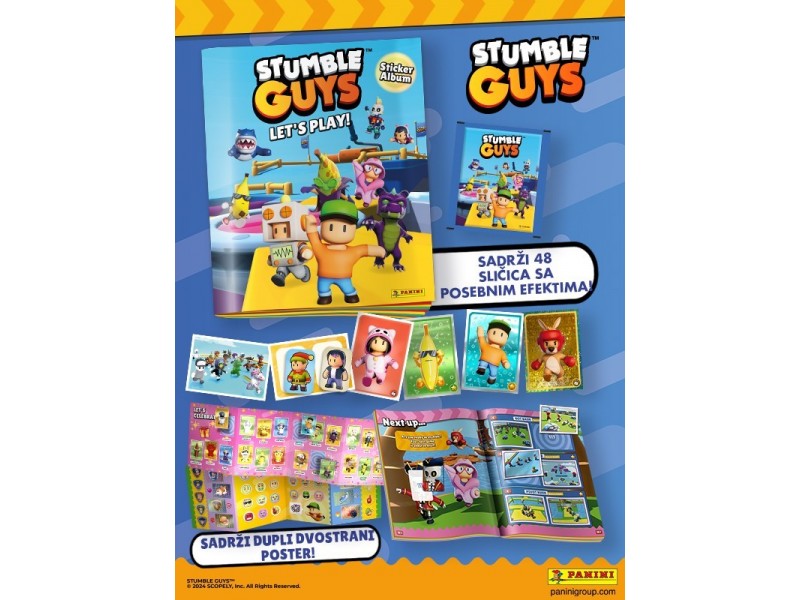 Sličice na komad STUMBLE GUYS (Panini,2024)