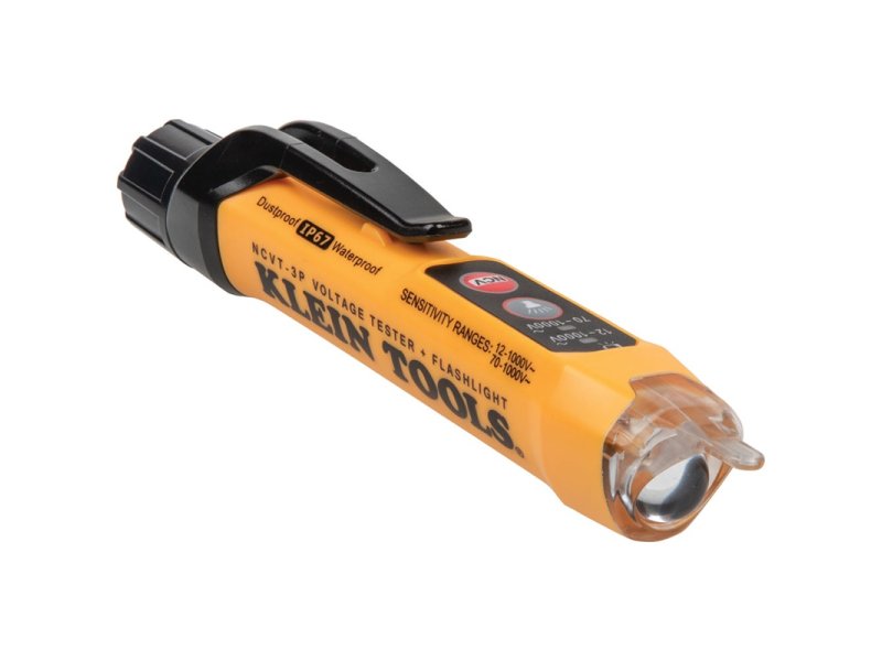 KLEIN TOOLSI BESKONTAKTNI TESTER NAPONA, DVOSTRUKI OPSEG, SA LAMPOM, IP57