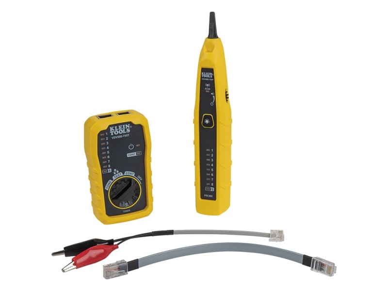 KLEIN TOOLS KOMPLET ANALOG TONSKI TESTER&TRAGAČ KABLOVA SA RADNIM SVETLOM