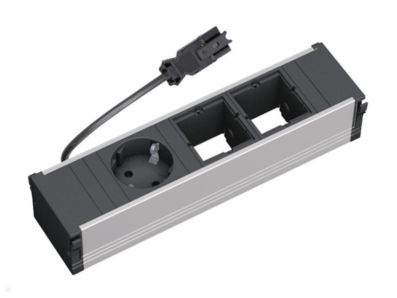 BACHMANN CONI NAPOJNI MODUL 1X ŠUKO+2X PRAZNO MESTO, KABL 0,2M GST18