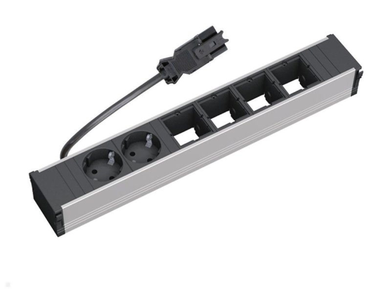 BACHMANN CONI NAPOJNI MODUL 2X ŠUKO+ 4X PRAZNO MESTO,KABL 0,2M GST18