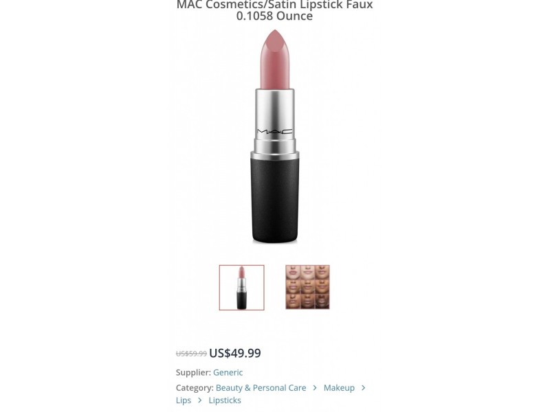 MAC Satin SNOB - Original
