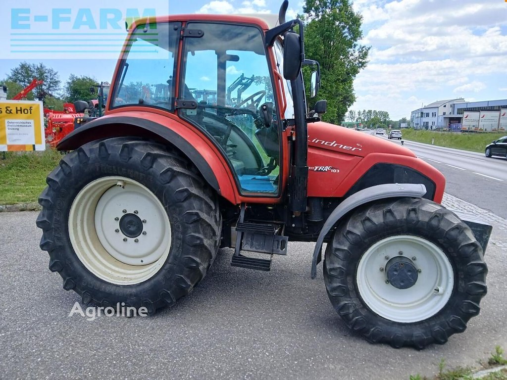 Lindner geotrac 103 a traktor točkaš