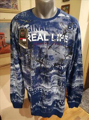 Novi muski pamucni duks Redway Plavi 3XL Novo