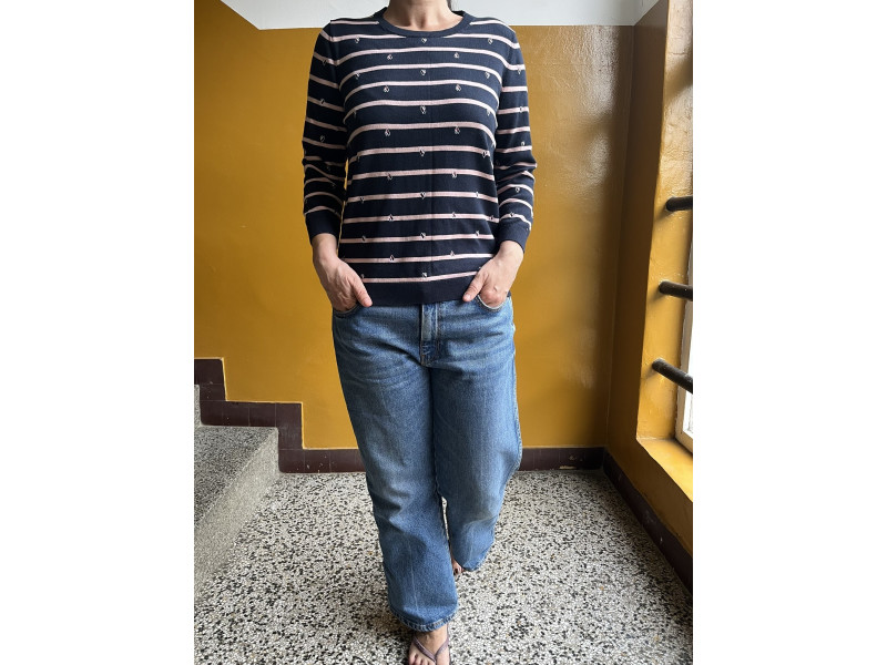 TOMMY HILFIGER LUKSUZNA KNIT MAJICA NOVO-akcija