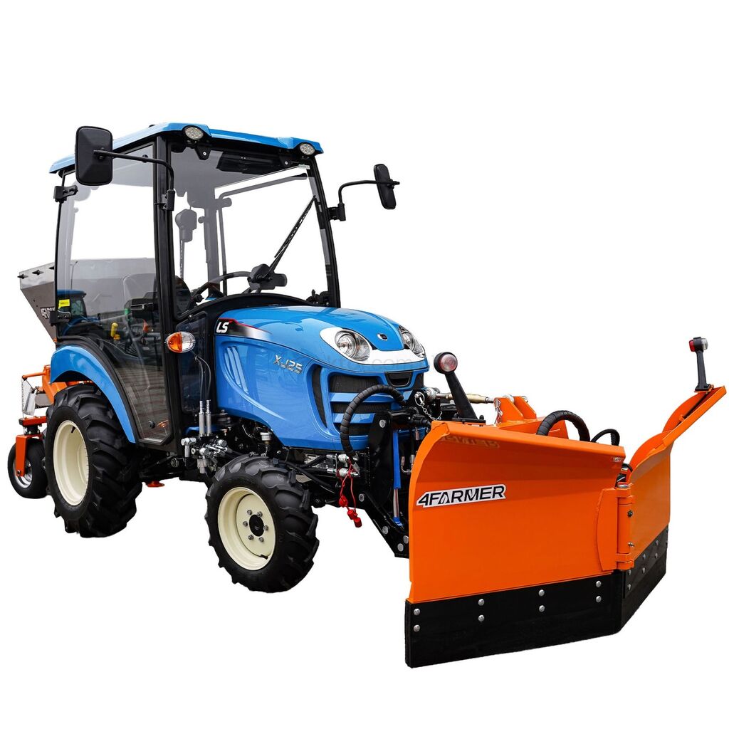 LS Tractor XJ25 MEC 4x4 - 24.4 KM / CAB + pług Vario 150 cm, hydrau mototraktor