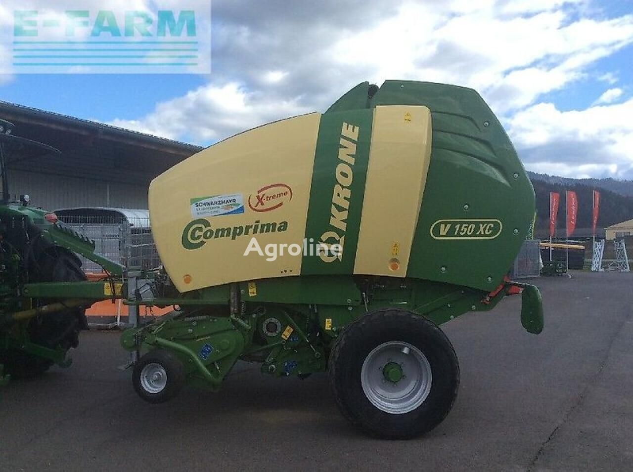 Krone comprima v 150 xc balirka za četvrtaste bale