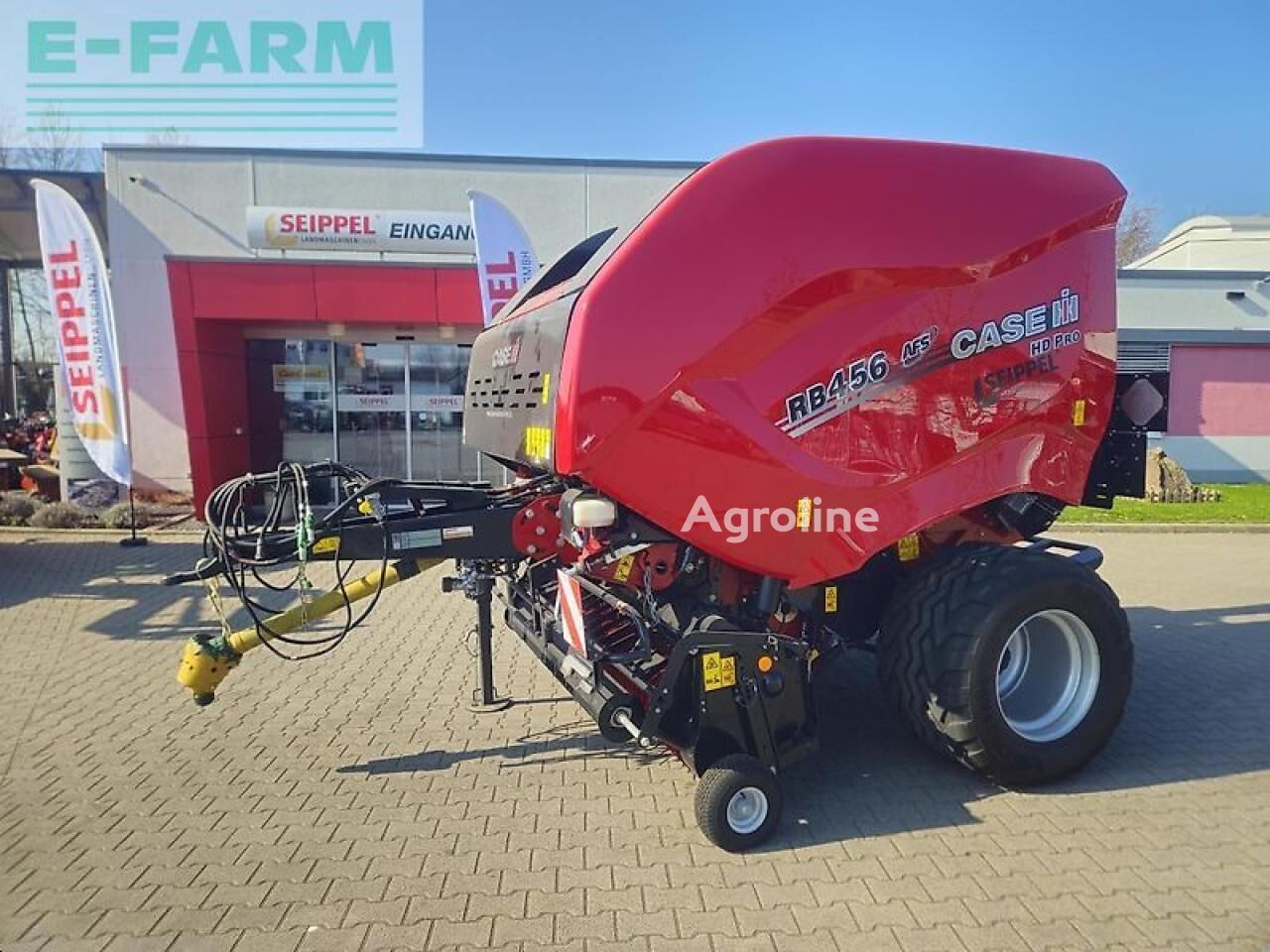 Case IH rb456 hd-pro demo balirka za četvrtaste bale