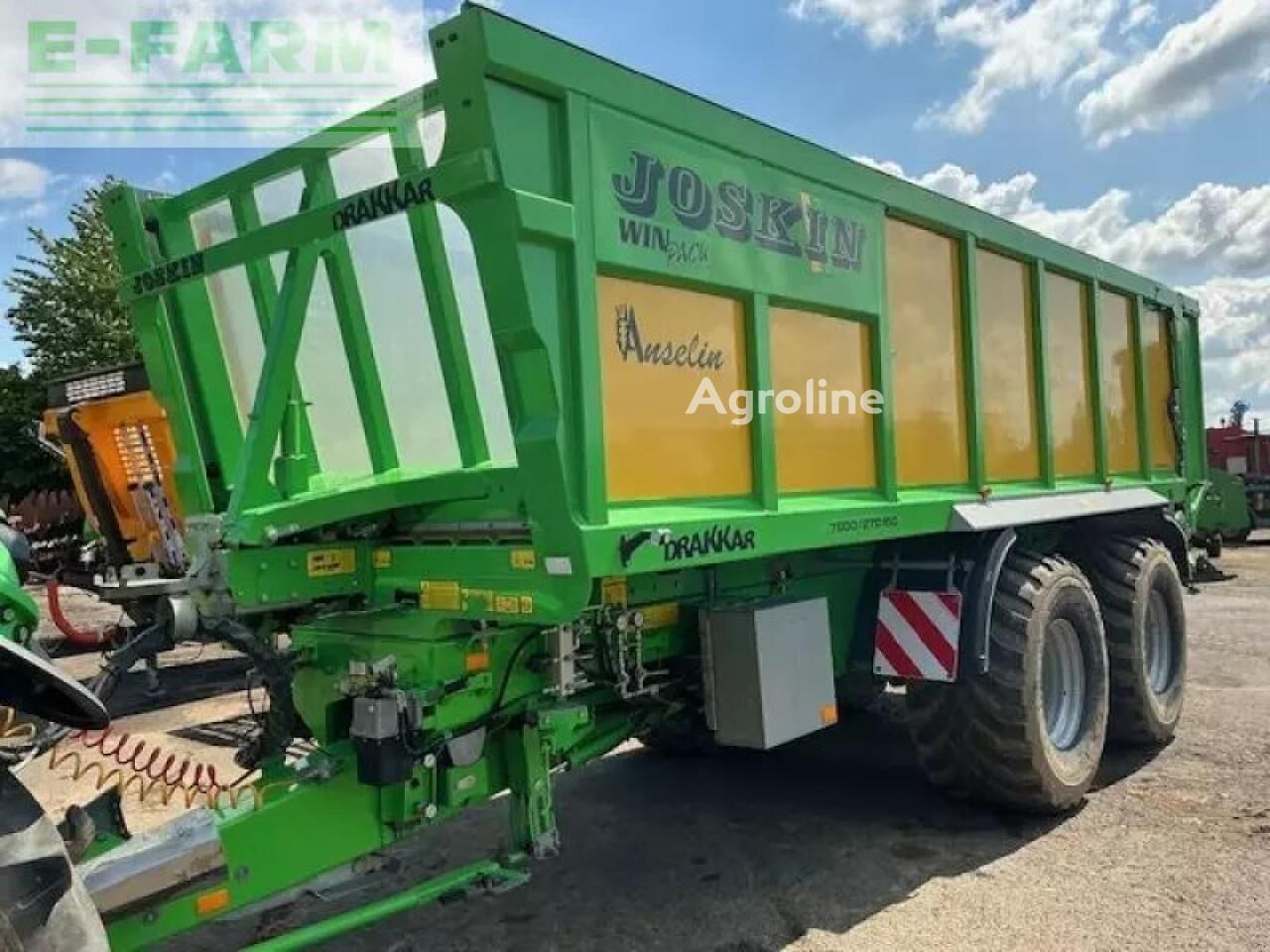 Joskin drakkar7600 samoutovarna prikolica