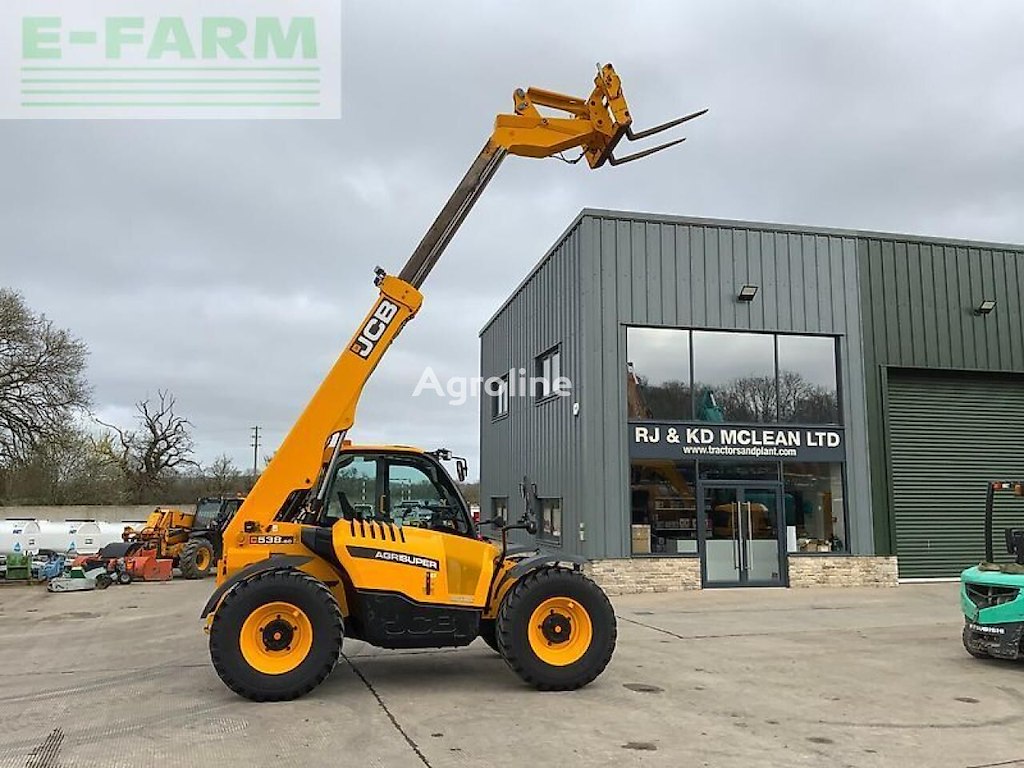 JCB 538-60 agri super telehandler (st24902) poljoprivredni utovarivač
