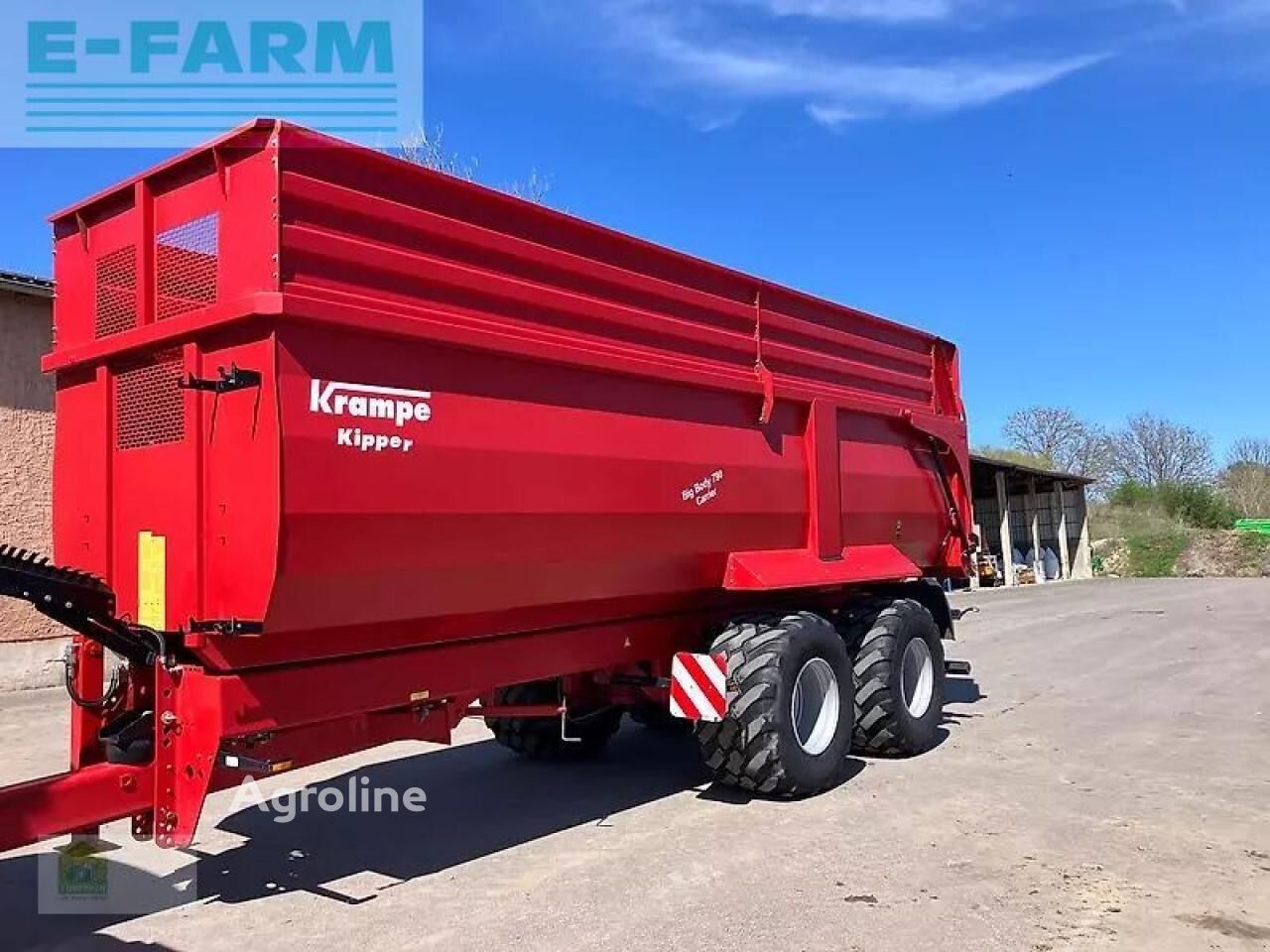 Krampe bb 790 traktorska prikolica