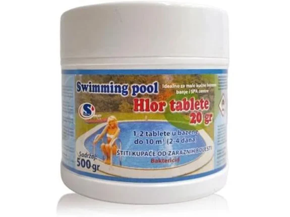 Hlor tablete za bazen 20g