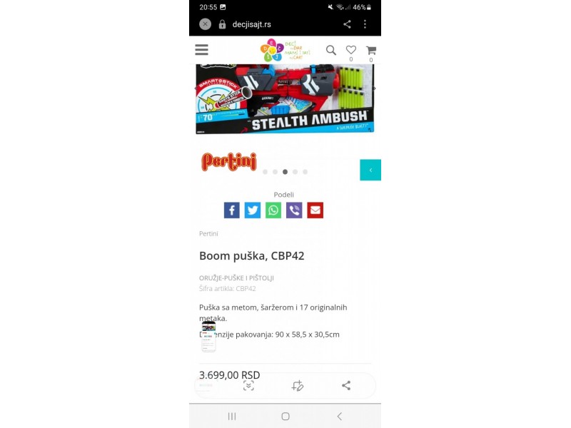 BOOM PUŠKA - PERTINI