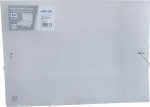 Fascikla BOX, PVC sa gumicom A4, 335x246x20mm, providna transparent O+CO