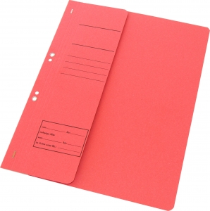 Fascikle za registrator A4, skraćena korica crvena O+CO