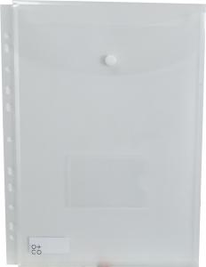 Fascikla pismo sa 11 rupa uspravna, A4, 235x318x10mm transparent O+CO