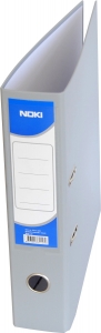 Registrator PVC normal 70mm, sa ojačanjem, A4 siva Noki