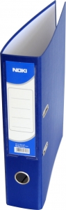 Registrator PVC normal 70mm, sa ojačanjem, A4 tamno plava Noki