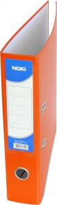 Registrator PVC normal 70mm, sa ojačanjem, A4 narandžasta Noki