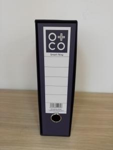 Registrator A4 normal O+CO sa Mikroval kutijom "Smart filing" plava O+CO