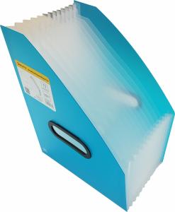 Expanding stoni organizer "CORNER BOX" sa 13 pregrada plava O+CO