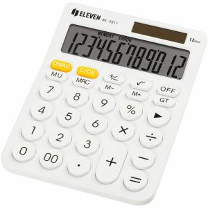 Stoni kalkulator u boji Eleven RK-2311, 12 cifara bela Eleven