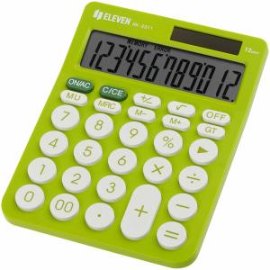 Stoni kalkulator u boji Eleven RK-2311, 12 cifara zelena Eleven