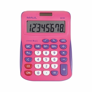 Stoni kalkulator MAUL MJ 550 junior, 8 cifara roze MAUL