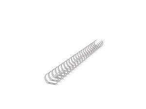 Žičane spirale 2:1, prečnik 5/8"" = 16,0 mm, 23 prstena, pak 1/50 srebrna Renz