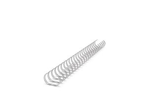 Žičane spirale 2:1, prečnik 3/4"" = 19,0 mm, 23 prstena, pak 1/50 srebrna Renz