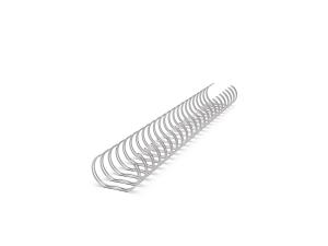 Žičane spirale 2:1, prečnik 1" = 25,4 mm, 23 prstena, pak 1/25 srebrna Renz