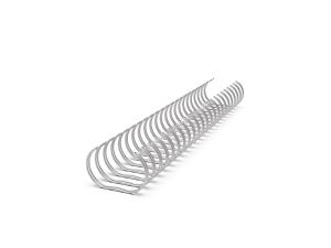 Žičane spirale 2:1, prečnik 1 1/4" = 32,0 mm, 23 prstena, pak 1/20 srebrna Renz