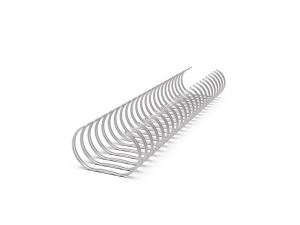 Žičane spirale 2:1, prečnik 1 1/2" = 38,0 mm, 23 prstena, pak 1/20 srebrna Renz