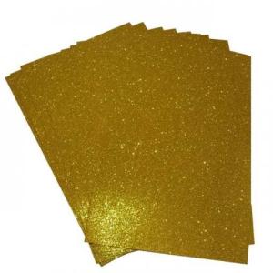EVA pena A4 1/10 Glitter samolepljiva zlatna