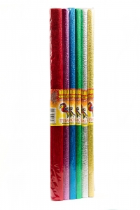 Aluminijumski krep papir 100x50 cm zlatna Tymos