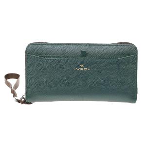 Novčanik ženski sa futrolom za vizit karte 0235, 19.5×3.5×10.5 cm zelena Verde