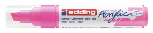 Akrilni marker E-5000 broad 5-10mm kosi vrh neon roze Edding