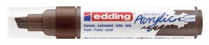 Akrilni marker E-5000 broad 5-10mm kosi vrh tamno braon Edding